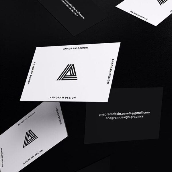 Business cards mockup - Anagram Design - Free and Premium Download