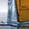 iPhone inside an Ice Block - Free Mockup - Free Download