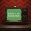 60s CRT TV - Free Mockup - Free Download