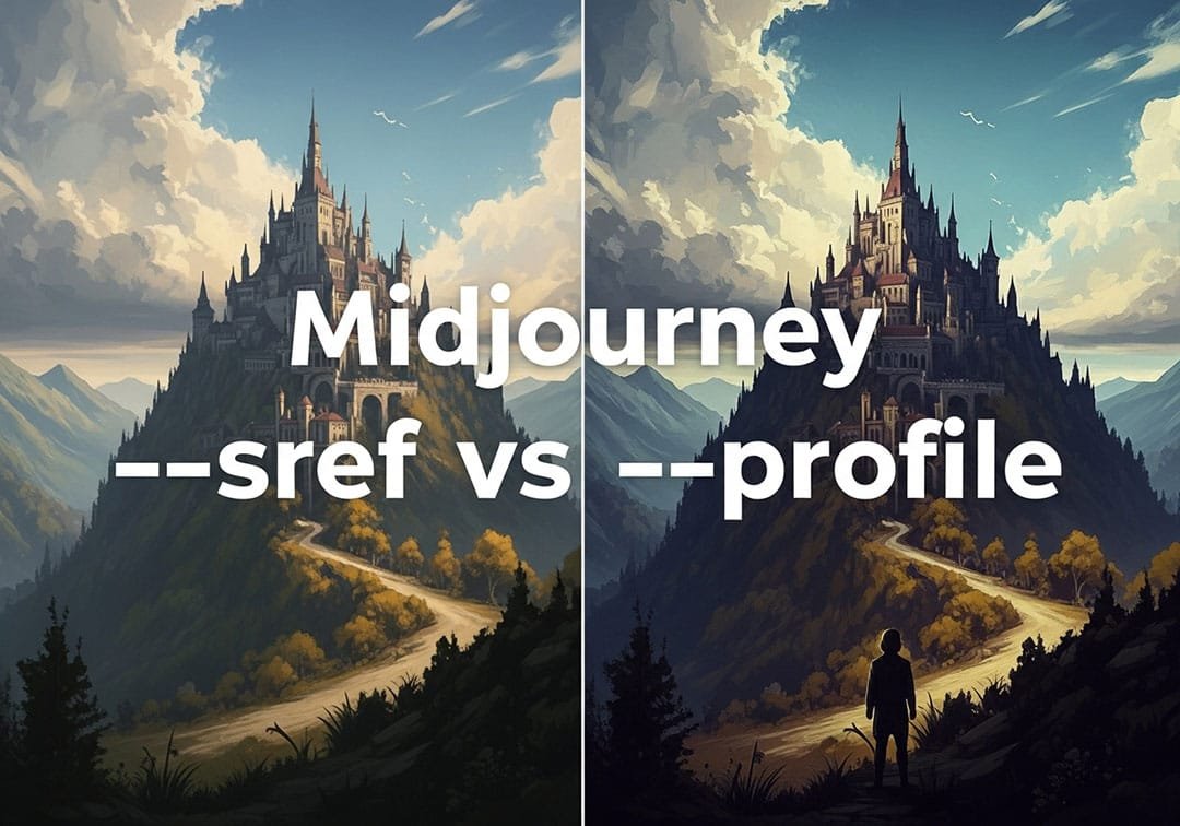 --profile vs --sref on Midjourney: What is the difference?